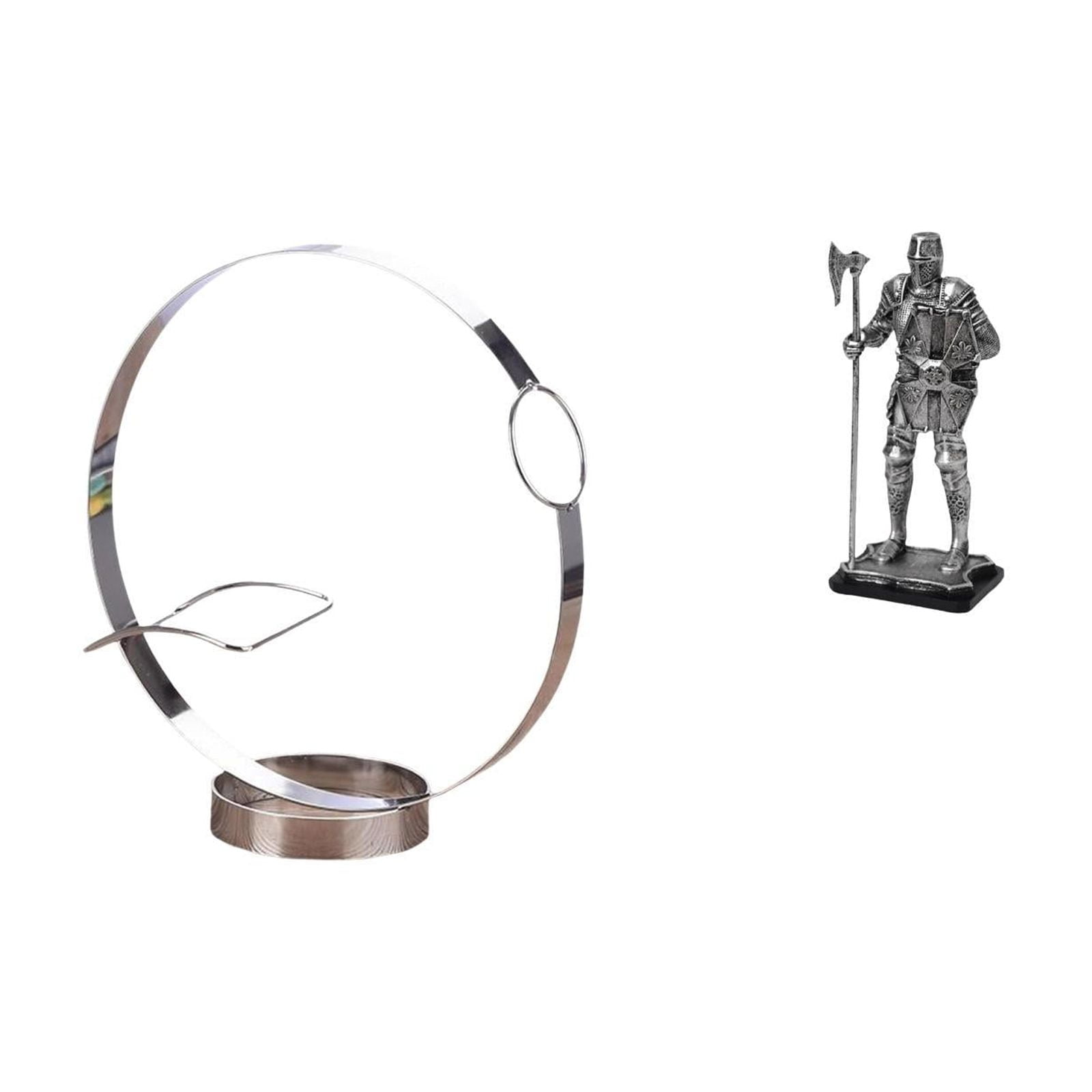 CarpNettore Iron Wine Bottle Holder Racks Knight Figurine Decorative ...