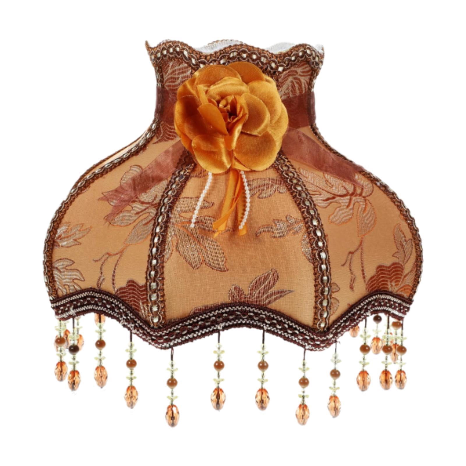 CarpNettore Lampshade Fringe Lamp Shade Elegant for Table Lamps Table ...
