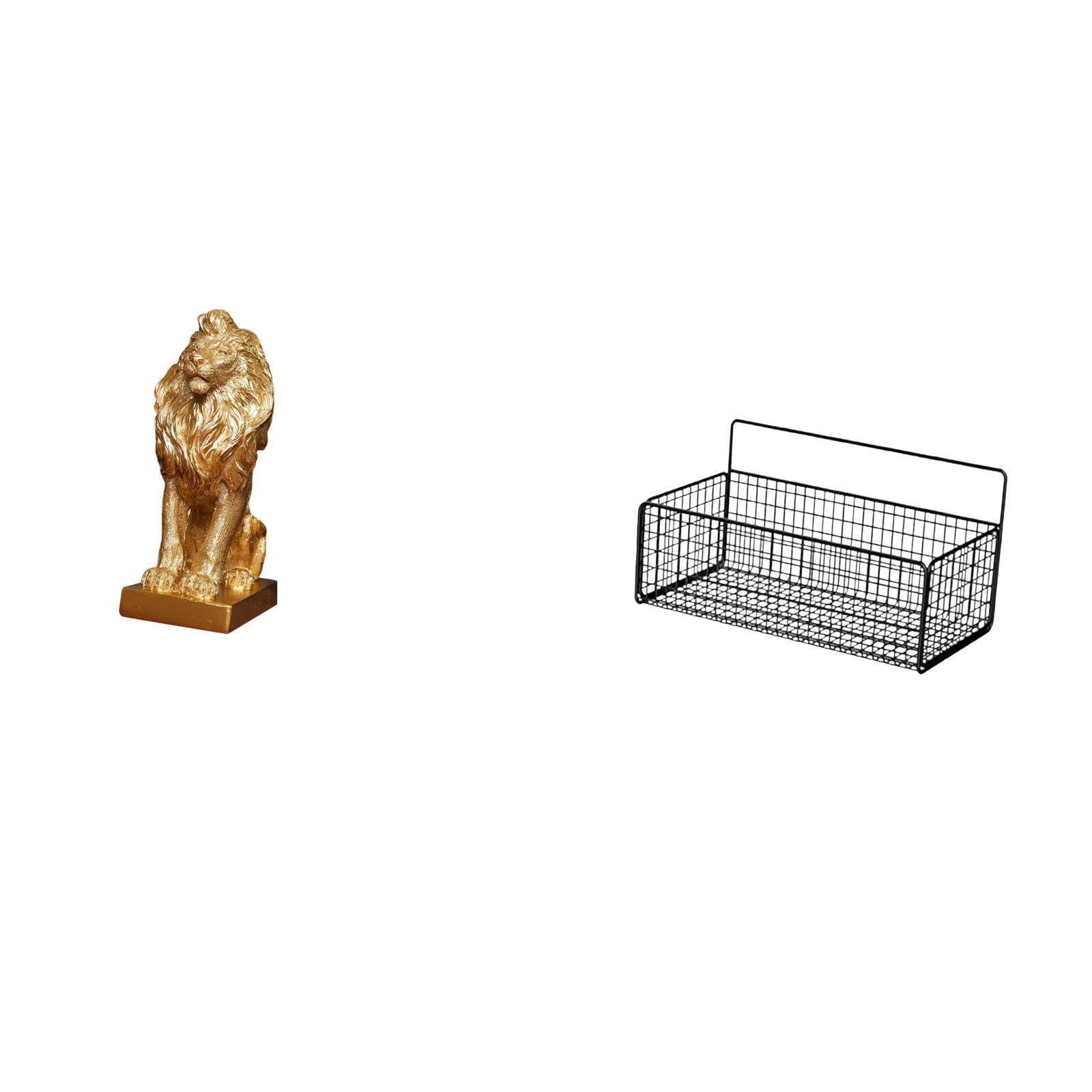 CarpNettore Lion Figurine Statue Shelf Desk Office Home Decoration ...