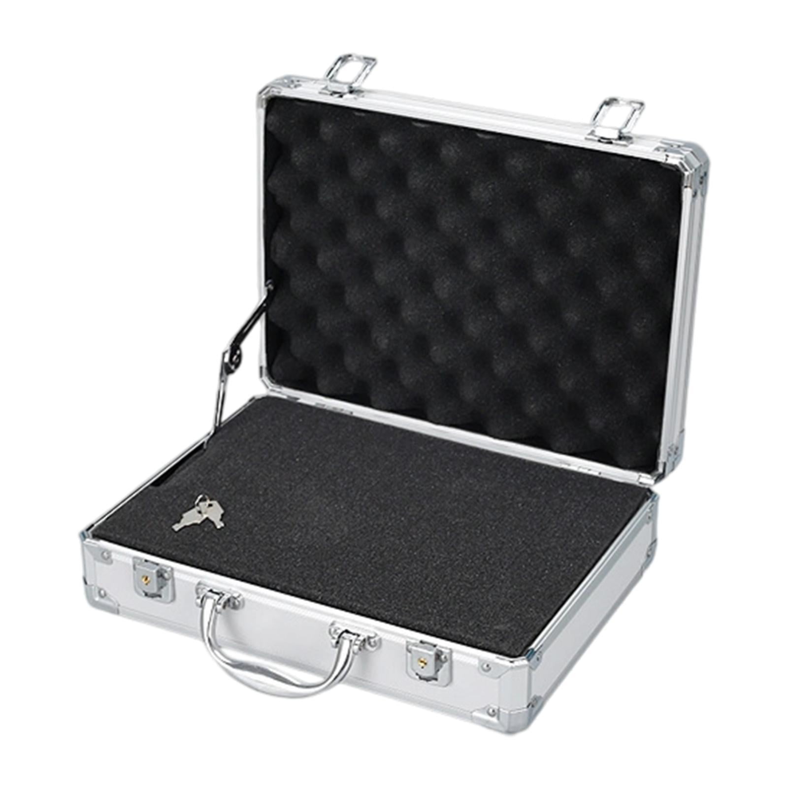 CarpNettore Portable Tool Box Nail Organizer with Foam Insert Aluminum ...