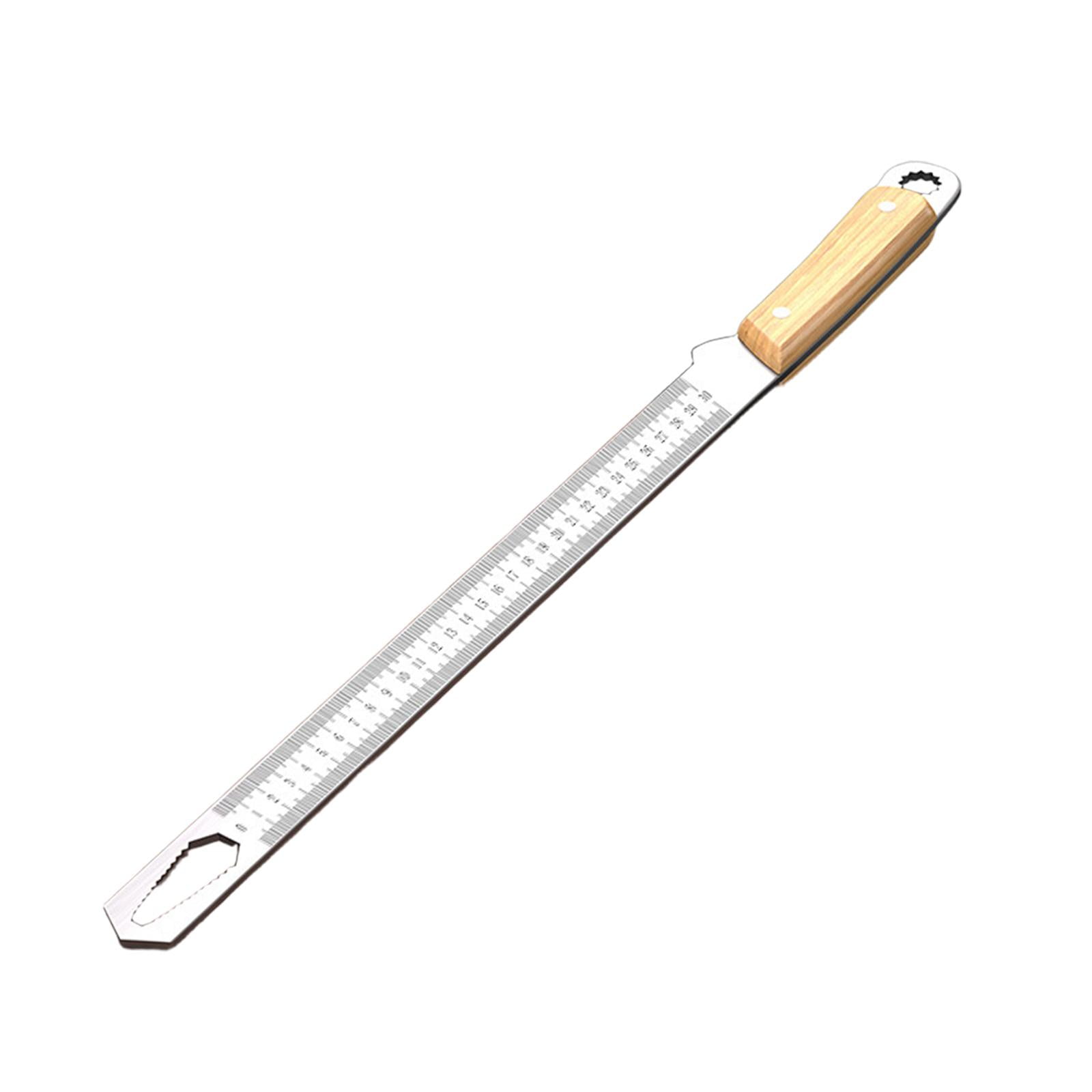 CarpNettore Stainless Steel Ruler Thick Multifunctional for Engineering ...