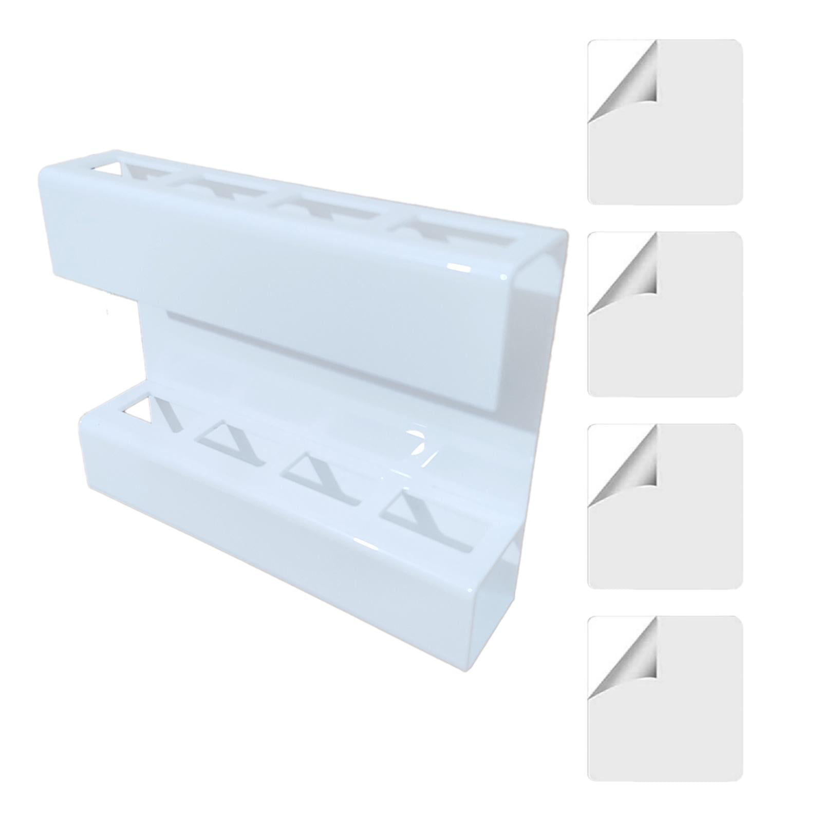 CarpNettore Straw Holder Acrylic with 4 Slots Straw Storage Organizer ...