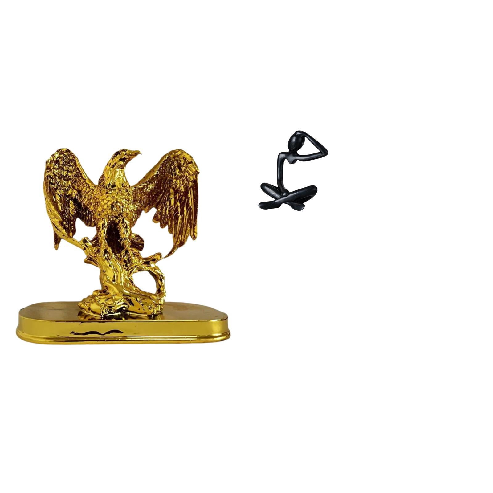 CarpNettore Thinker Figurine Modern Art Sculpture Resin Statue ...