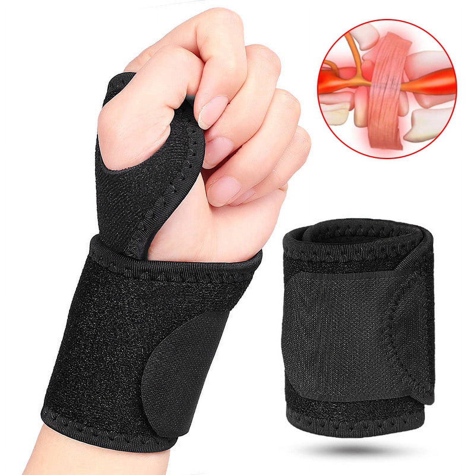 Carpal Tunnel Adjustable Wrist Support Brace Arthritis Tendinitis Pain ...