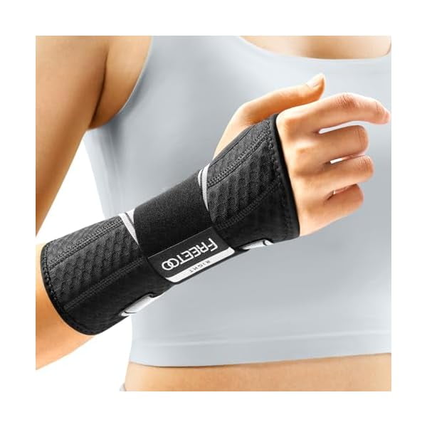 Carpal Tunnel Wrist Brace Night Support Fit Right Hand for Work, Pain ...