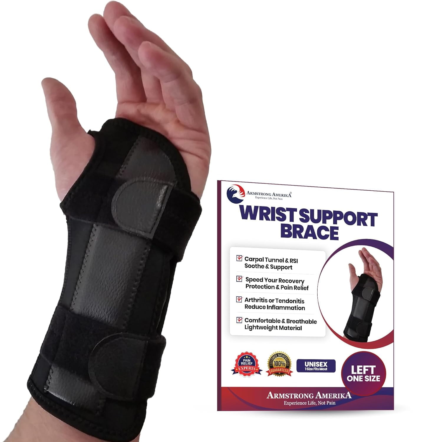 Carpal Tunnel Wrist Brace | Night Wrist Support Guard | Wrist Splint ...