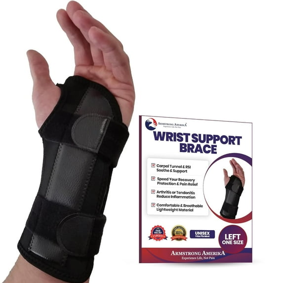 Carpal Tunnel Wrist Brace | Night Wrist Support Guard | Wrist Splint ...