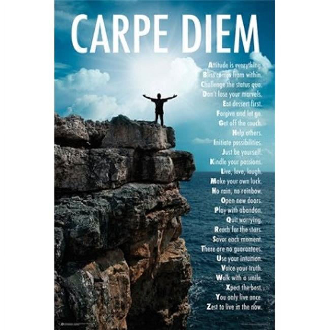 Carpe Diem - Alphabet Poster Print - Walmart.com
