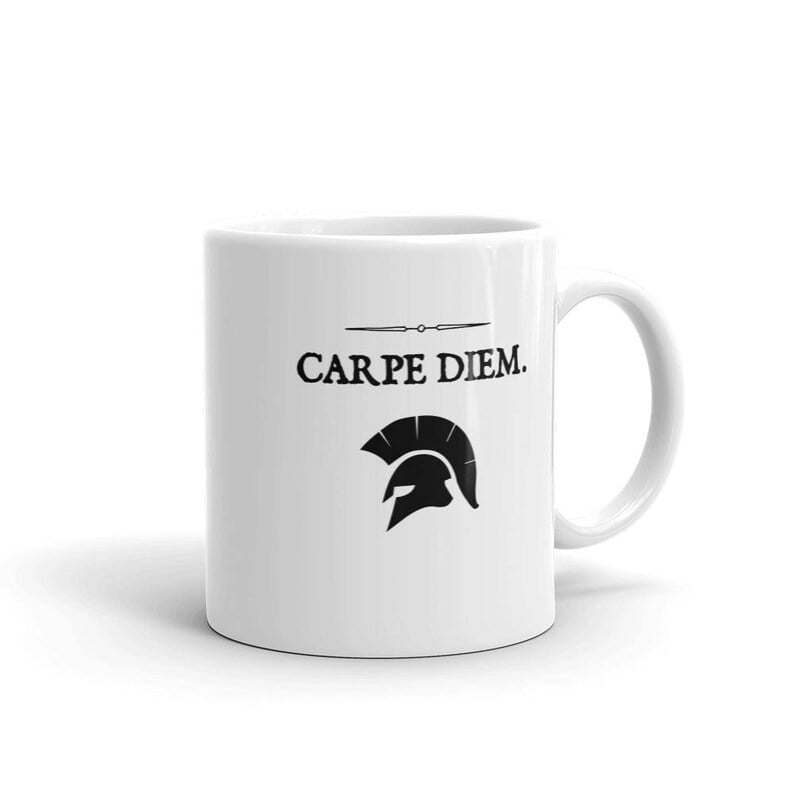 Carpe Diem: Seize the Day, Horace’s Latin Wisdom, Motivational Mug ...