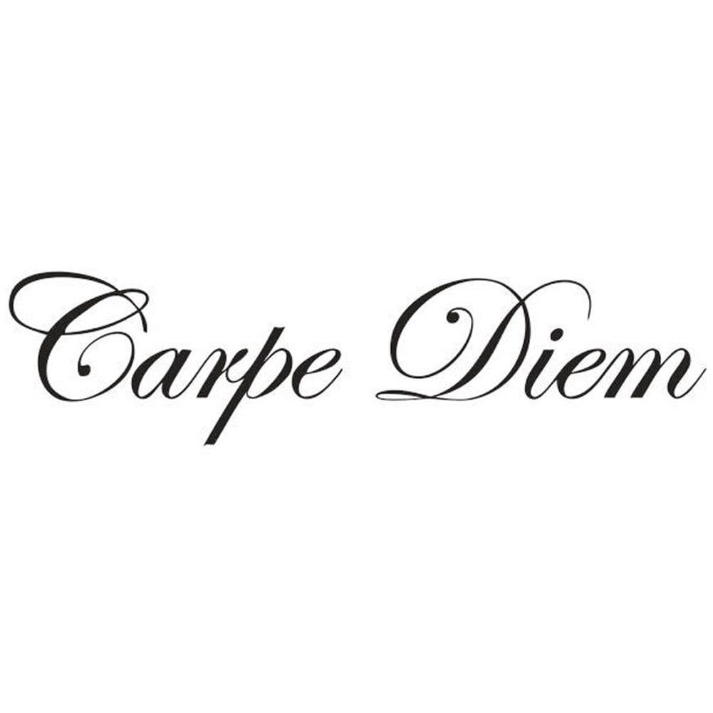 Carpe Diem Sticker Living Room Bedroom Backdrop Wall Decorative Decal ...