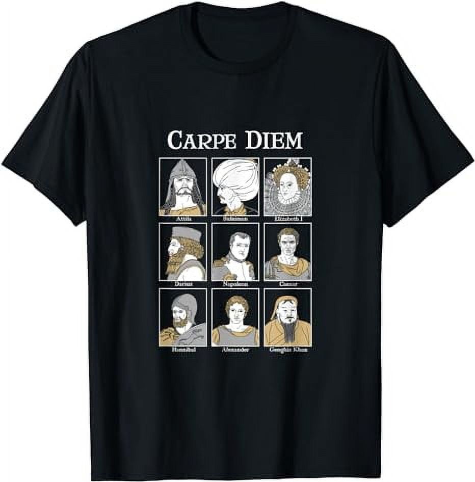 Carpe Diem | World Conquerors Military History T-shirt - Walmart.com