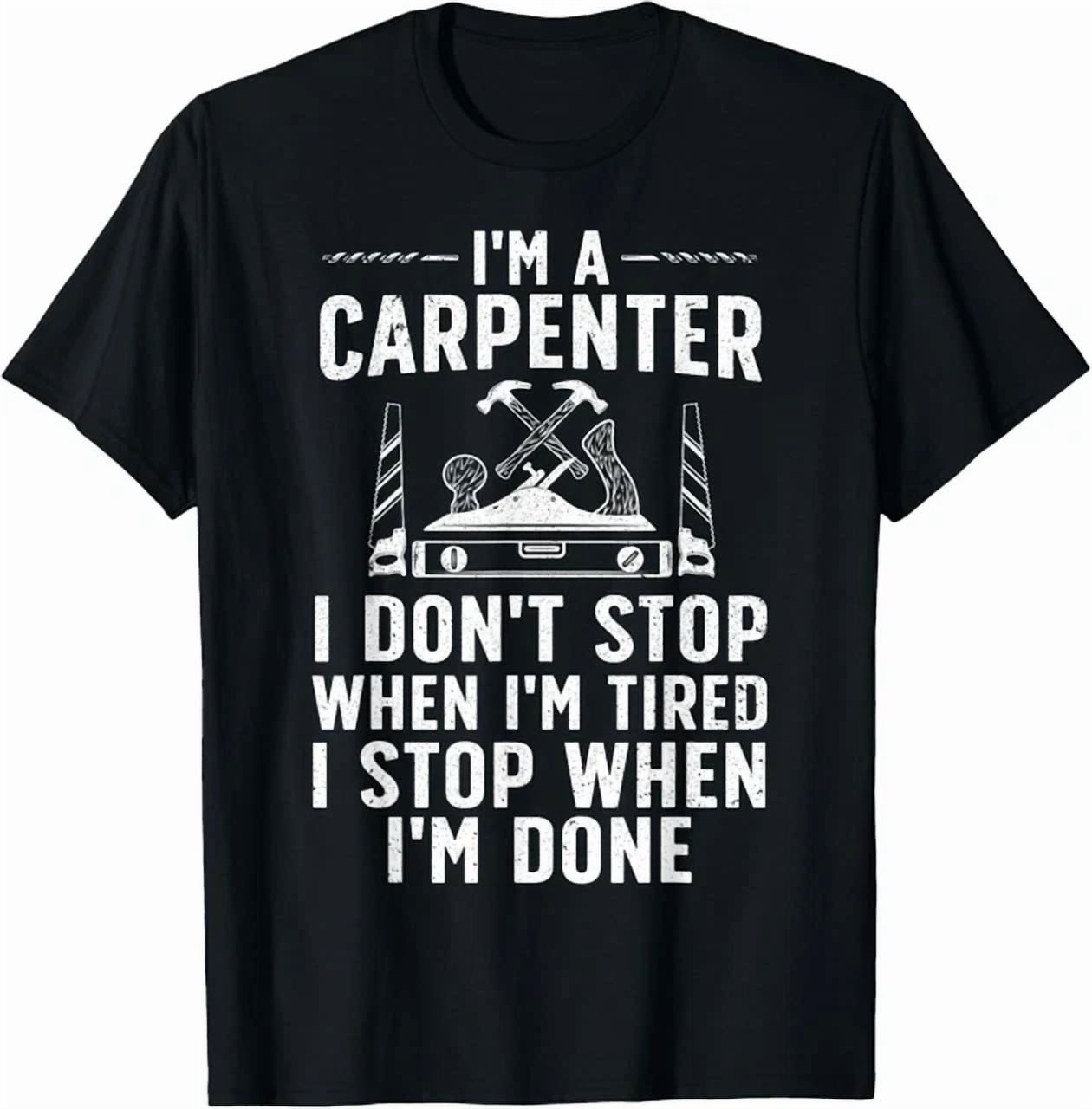 Carpenter Art For Men Women Carpenter Tool Carpentry Unisex T-Shirt ...