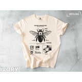 Carpenter Bee T-Shirt: Detailed Anatomy, Solitary Nester, Nectar ...