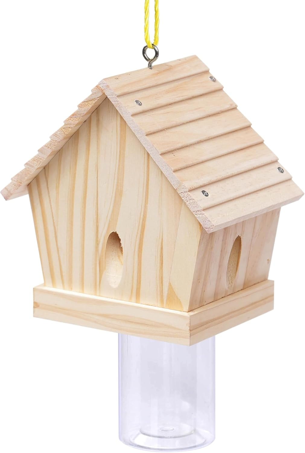 Carpenter Bee Trap for Outside - Chalet Style Nature Hanging Wood ...