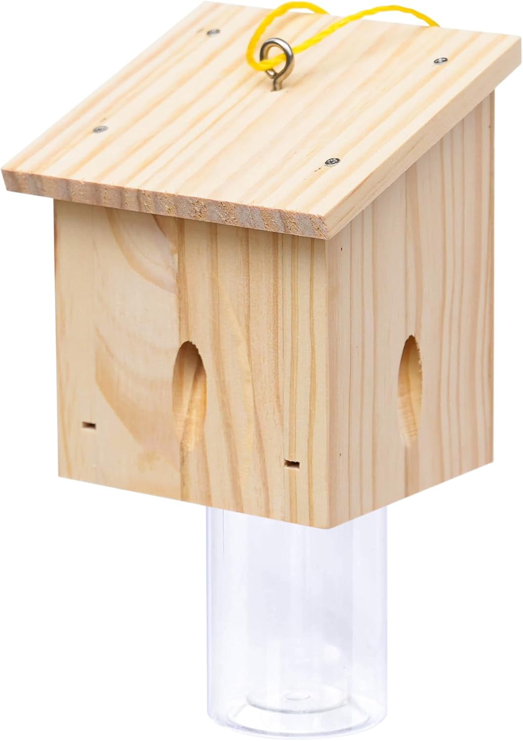 Carpenter Bee Trap for Outside - Pentroof Style Nature Hanging Wood ...