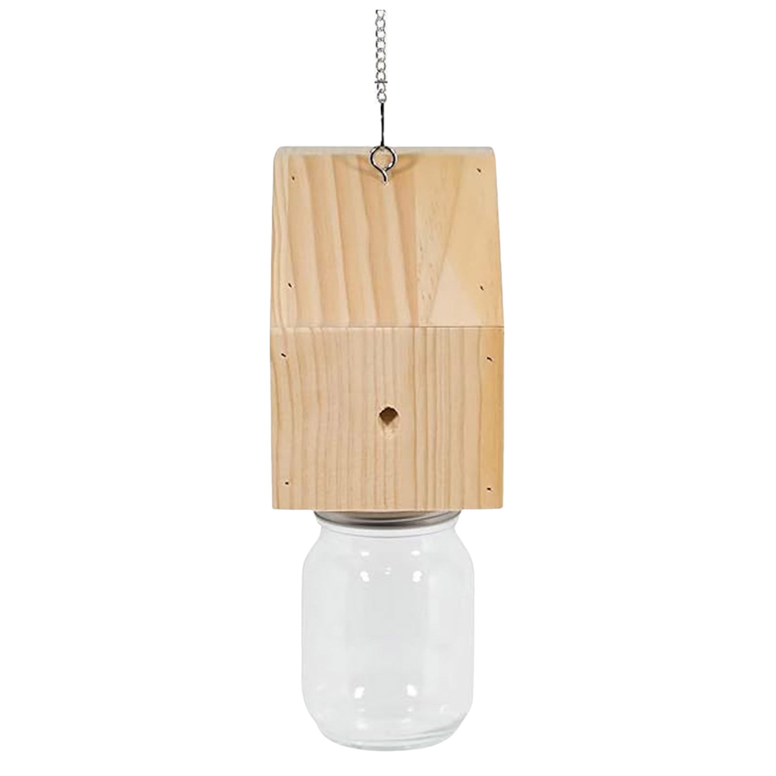 Carpenter Bee Trap for Outside - Shed Style Nature Hanging Wood Trap ...