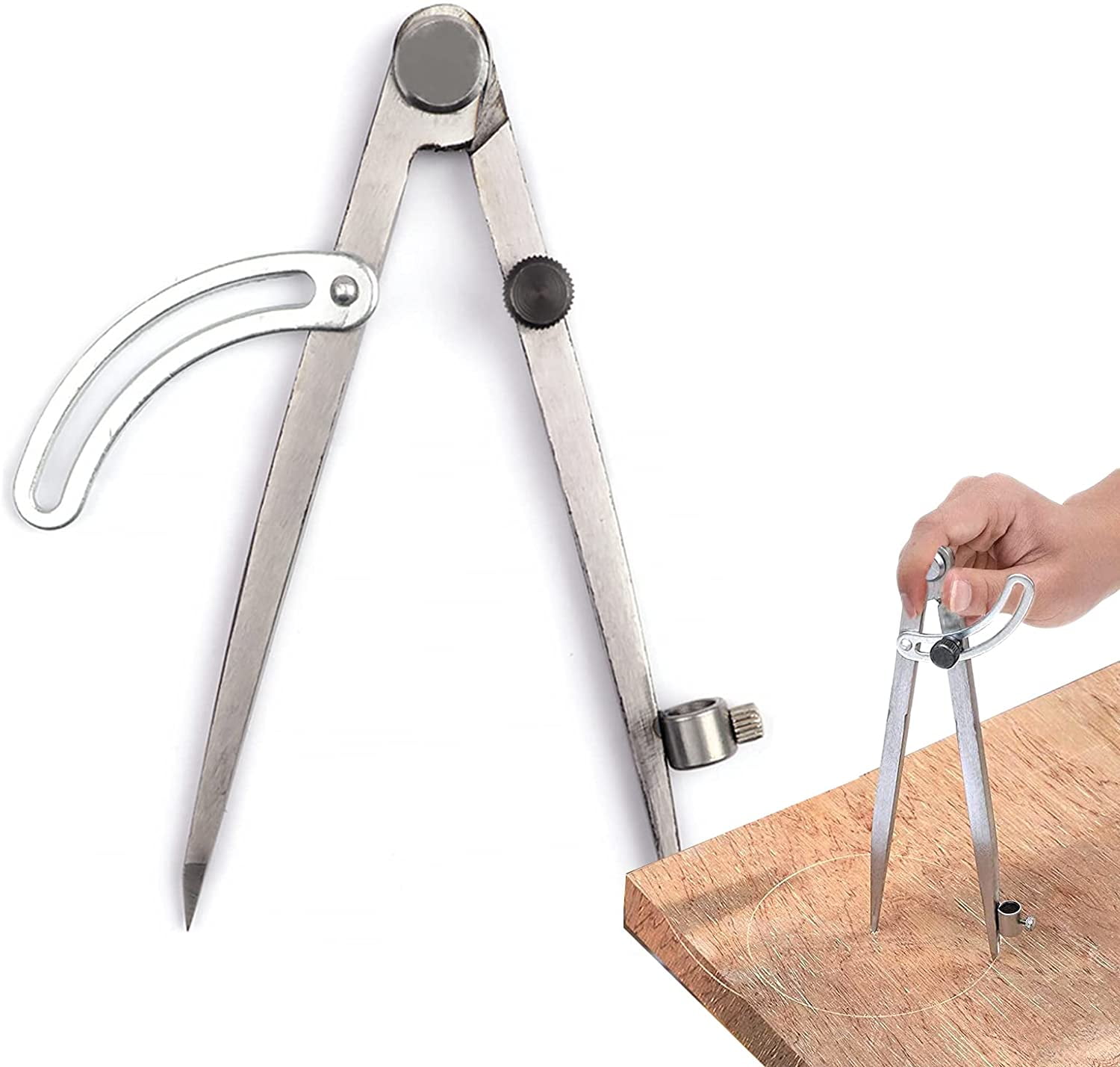 Carpenter Compass, SEMAket Wing Divider Compass, Professional Carbon ...