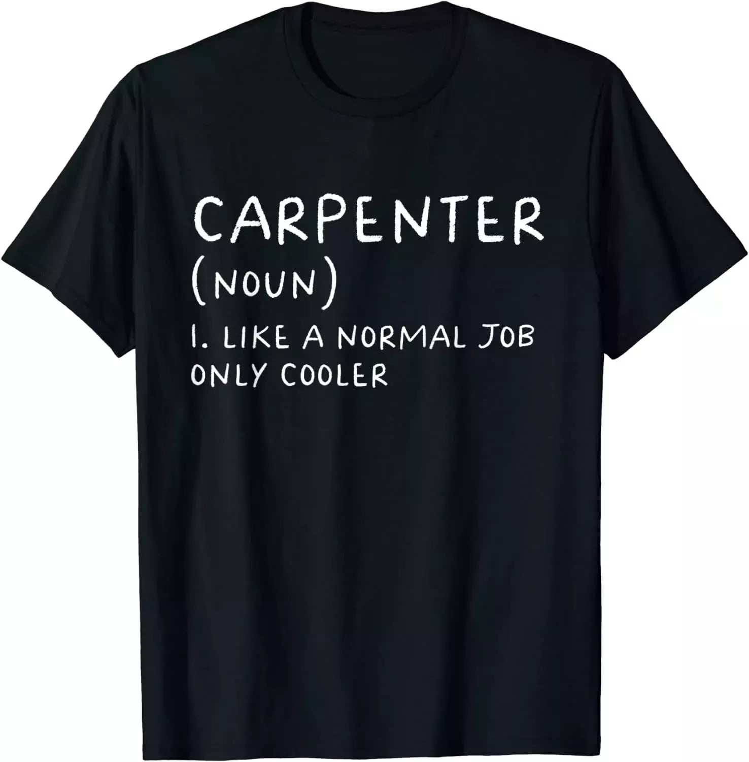 Carpenter Definition Funny Carpentry Woodworking Unisex T-Shirt ...