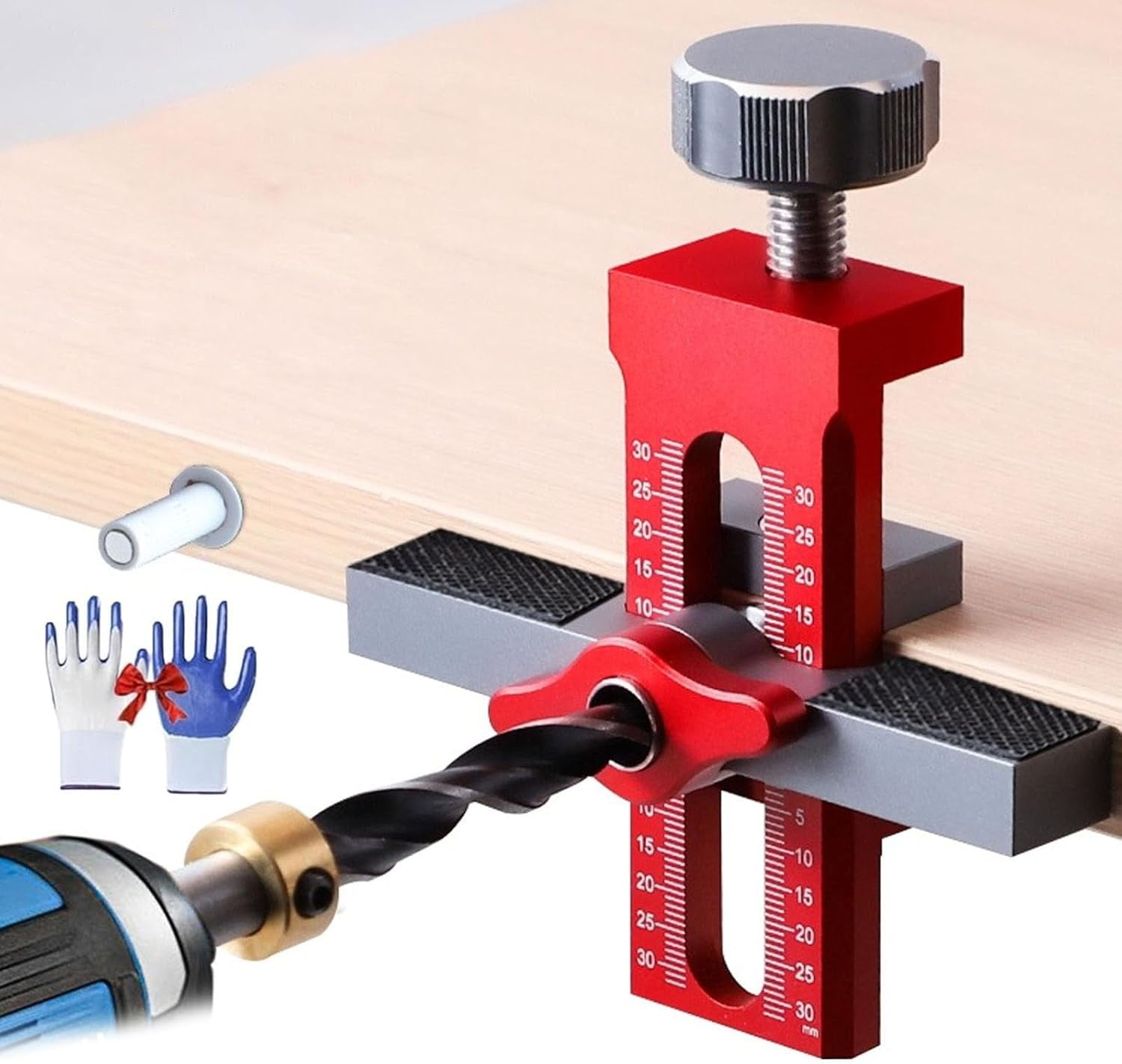 Carpenter Doweling Drilling Guide Locator, Woodworking Drilling Holding ...