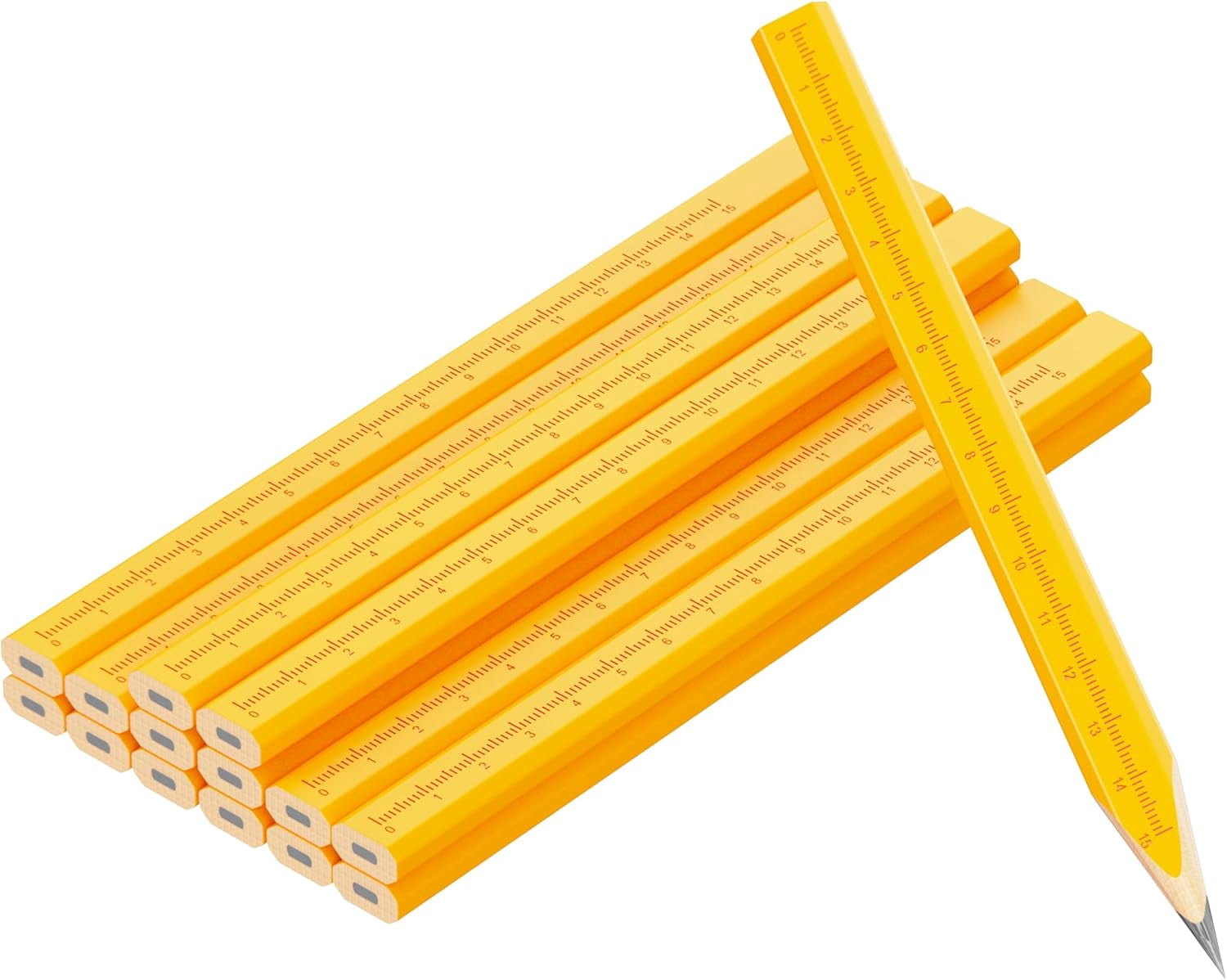 Carpenter Pencils with CM Scale – Framing Construction Pencil for ...
