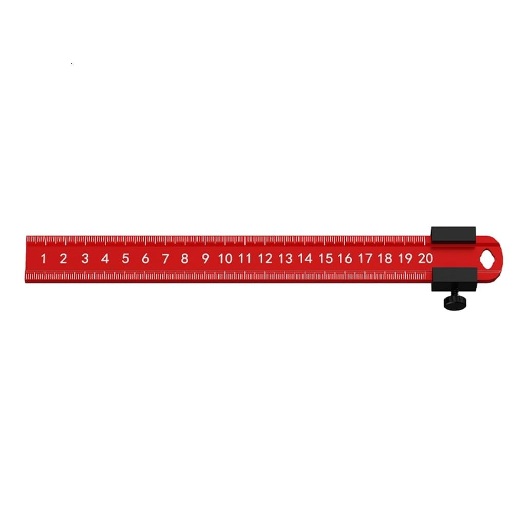 Carpenter Sliding Ruler Woodworking Ruler Aluminum Scribing Ruler ...