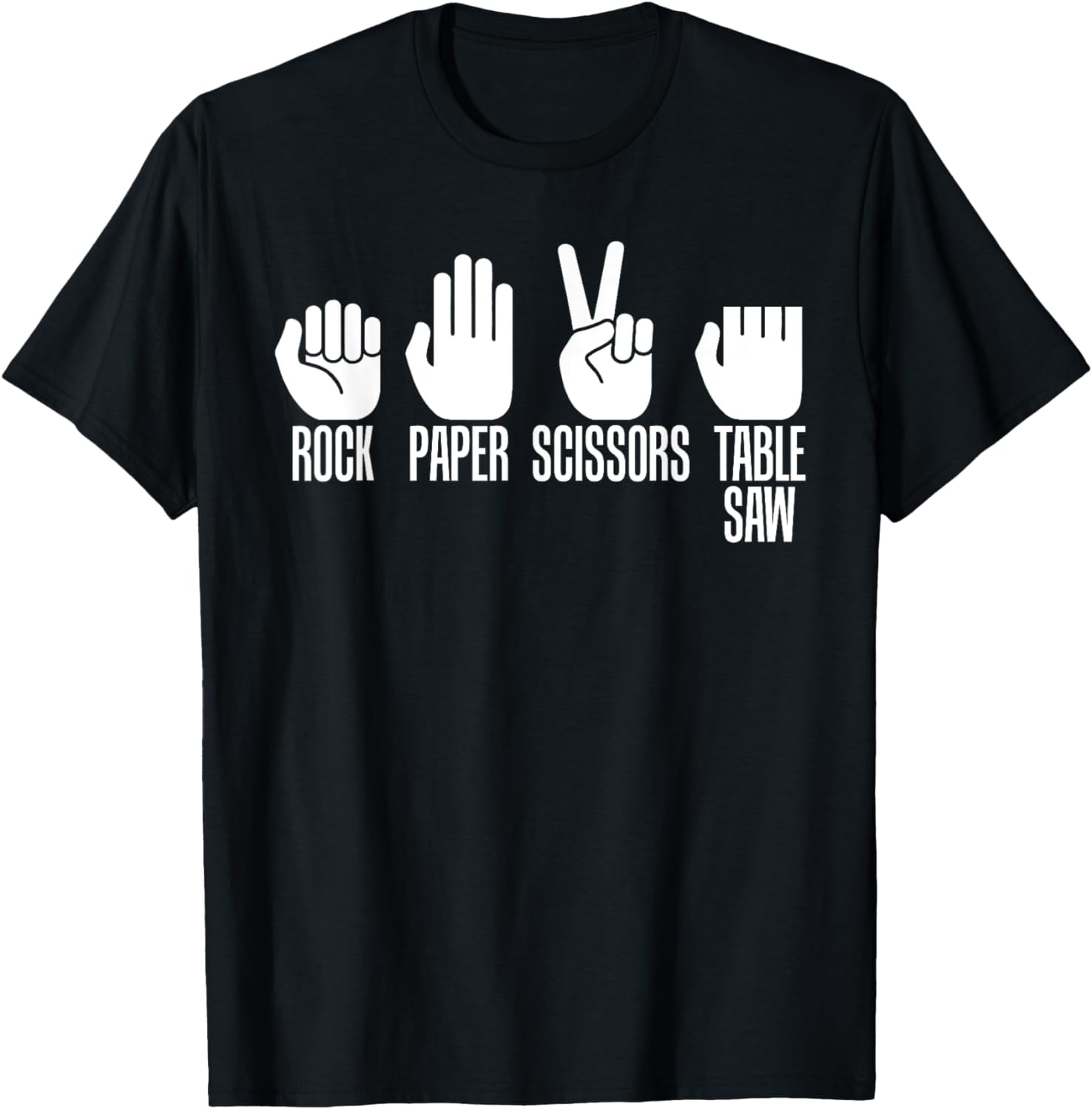 Carpenters Shirt Rock Paper Scissor Table Saw Fathers Day T-Shirt ...