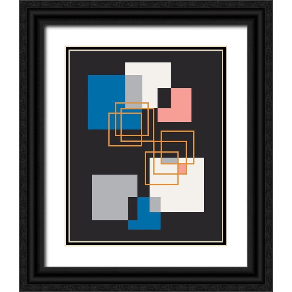 Carpentieri, Natalie 12x14 Black Ornate Wood Framed with Double Matting ...