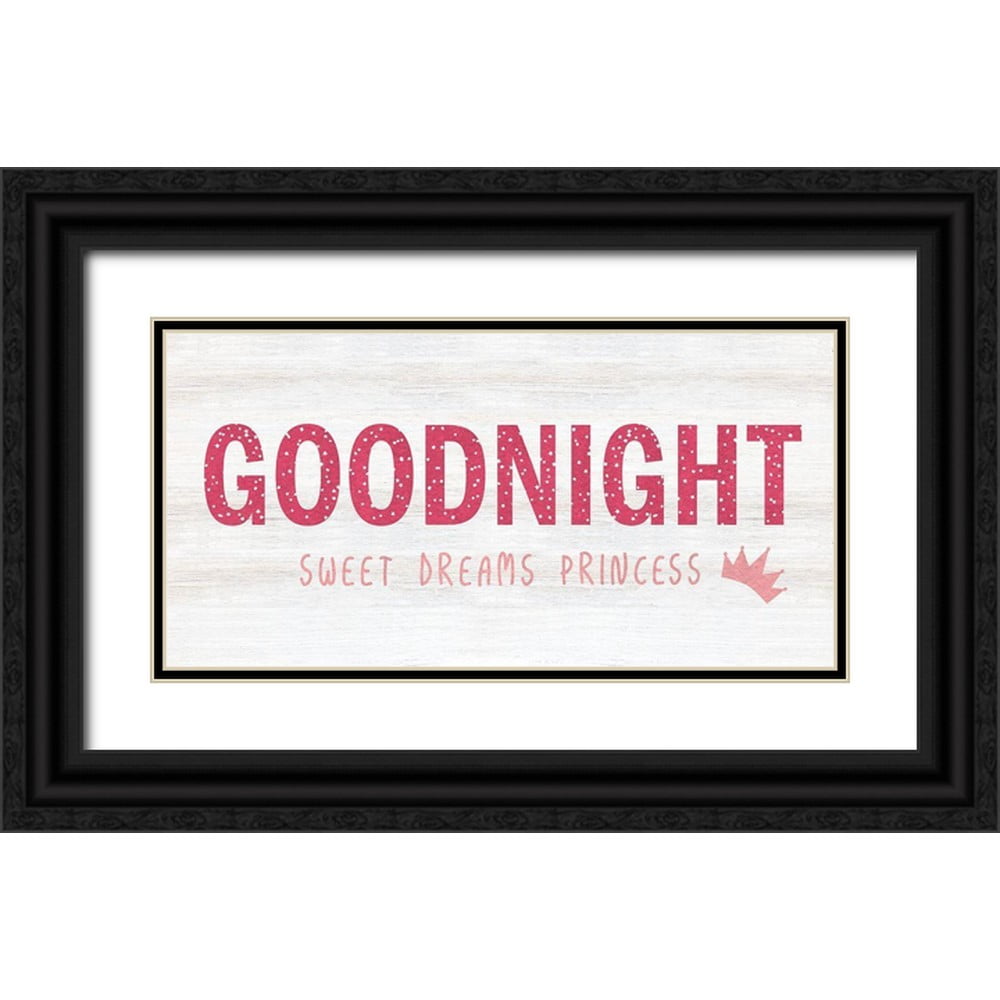 Carpentieri, Natalie 18x11 Black Ornate Wood Framed with Double Matting ...