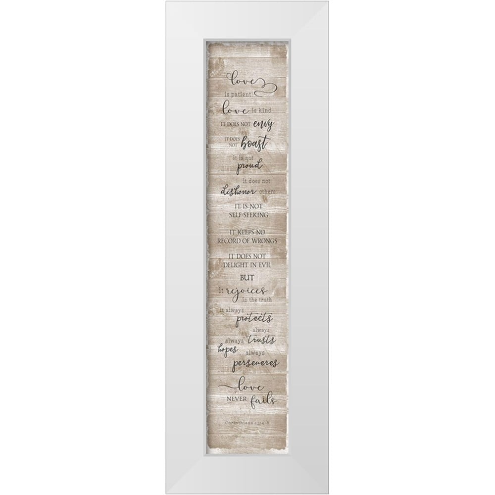 Carpentieri, Natalie 8x24 White Modern Wood Framed Museum Art Print ...