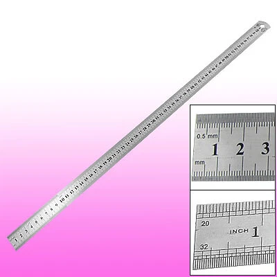 Carpentry 60cm 24 Inch Stainless Steel Measuring Long Straight Ruler ...