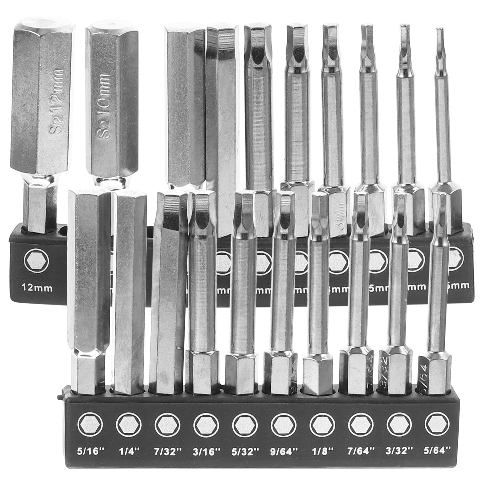 YuYiSan 1 Set Drill Bit Set Assortment Hexagonal Long Drill Bit ...