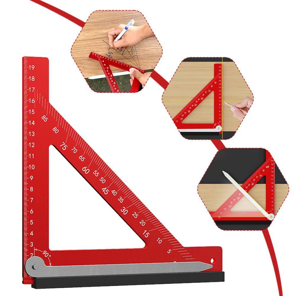 Carpentry square ruler Angle ruler Horizontal square ruler 90 degree ...