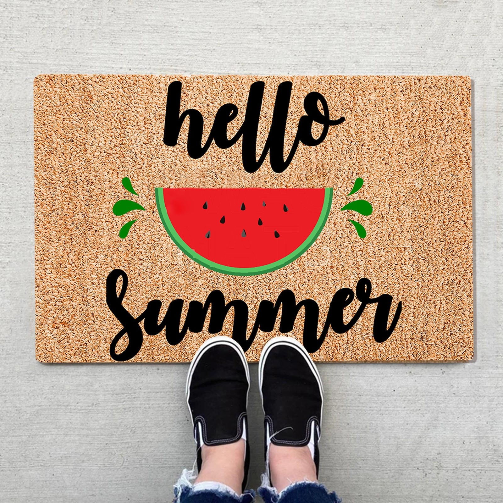Carpet,1PCS Summer Floor Mats Holiday Mats Welcome Door Mats Polyester ...