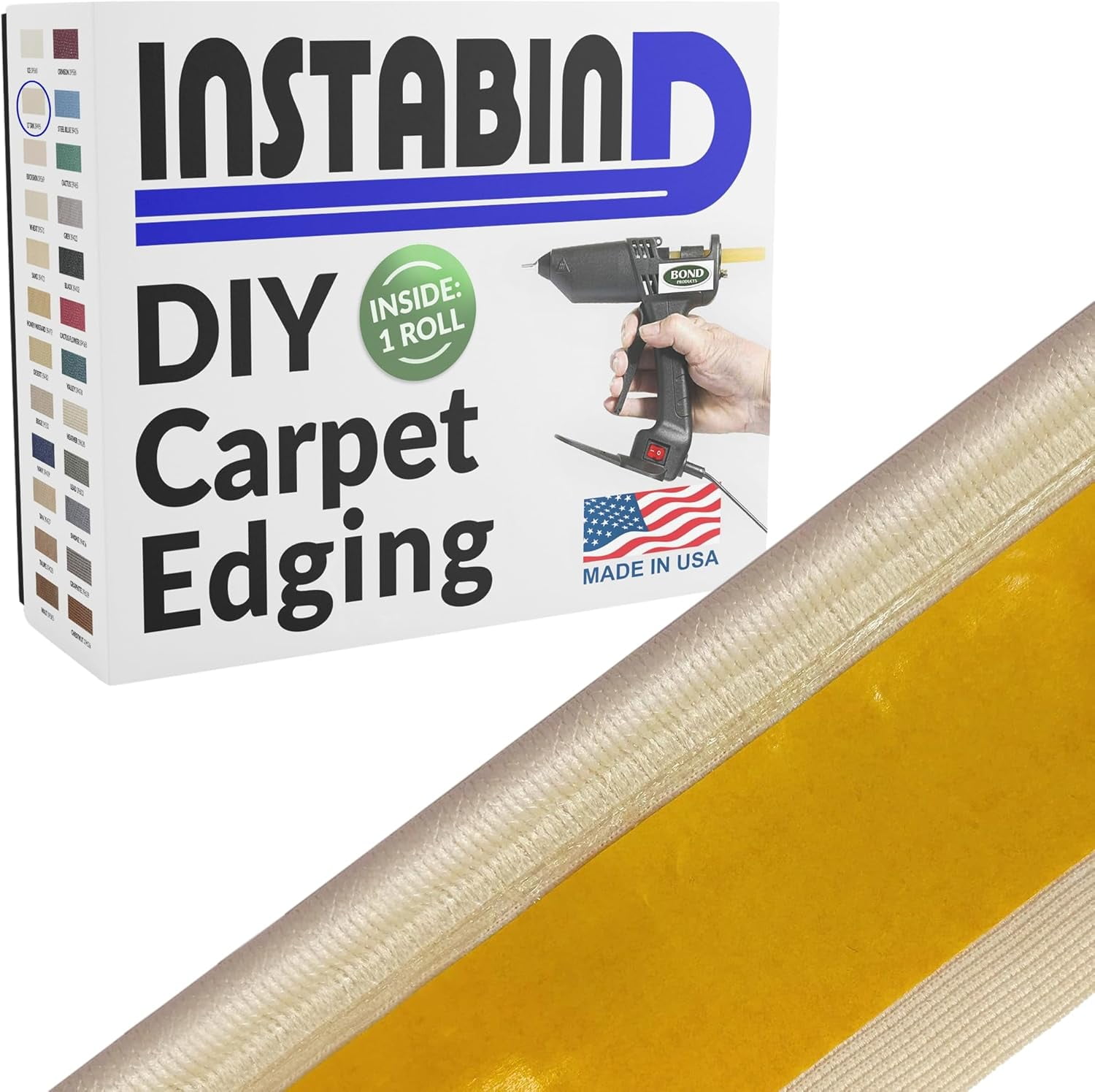 Carpet Binding by Instabind - Regular Style, Carpet Edge Binding, Rug ...