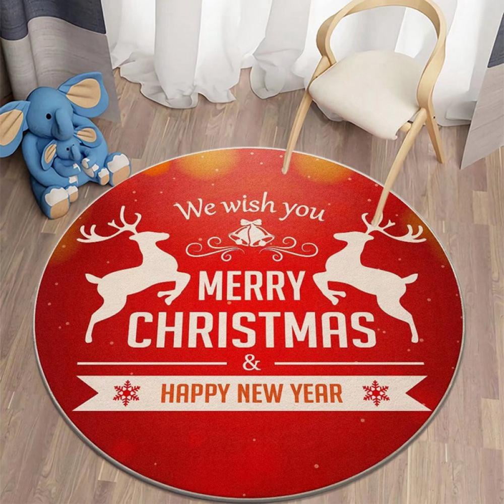 Carpet Christmas Theme Decorative Carpet Mat Living Room Coffee Table ...
