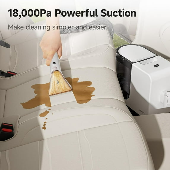 Carpet Cleaner Machine 18Kpa Powerful Suction for Pet, Portable Carpet ...
