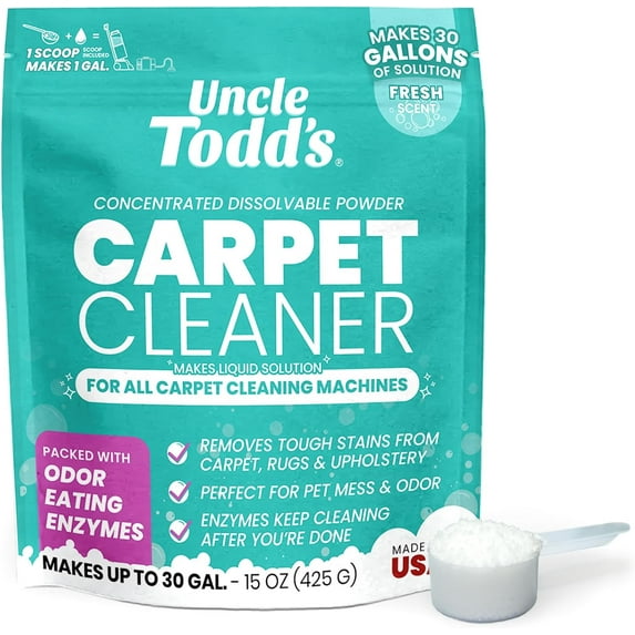 Carpet Cleaner Powder for Machines | Makes 30 Gallons of Carpet Cleaner ...