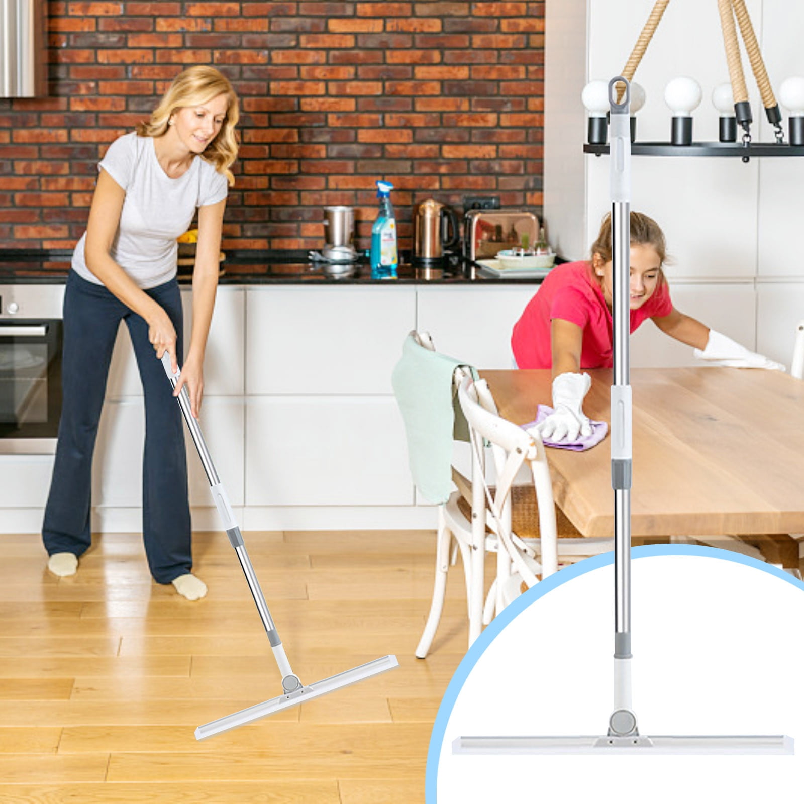 Carpet Cleaner Spray Foam Multifunctional Broom, Floor Scraper, Water ...