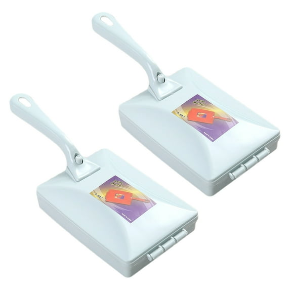 Carpet Dusting Brush, Sturdy Double Roller Sweeper Brush, Portable ...