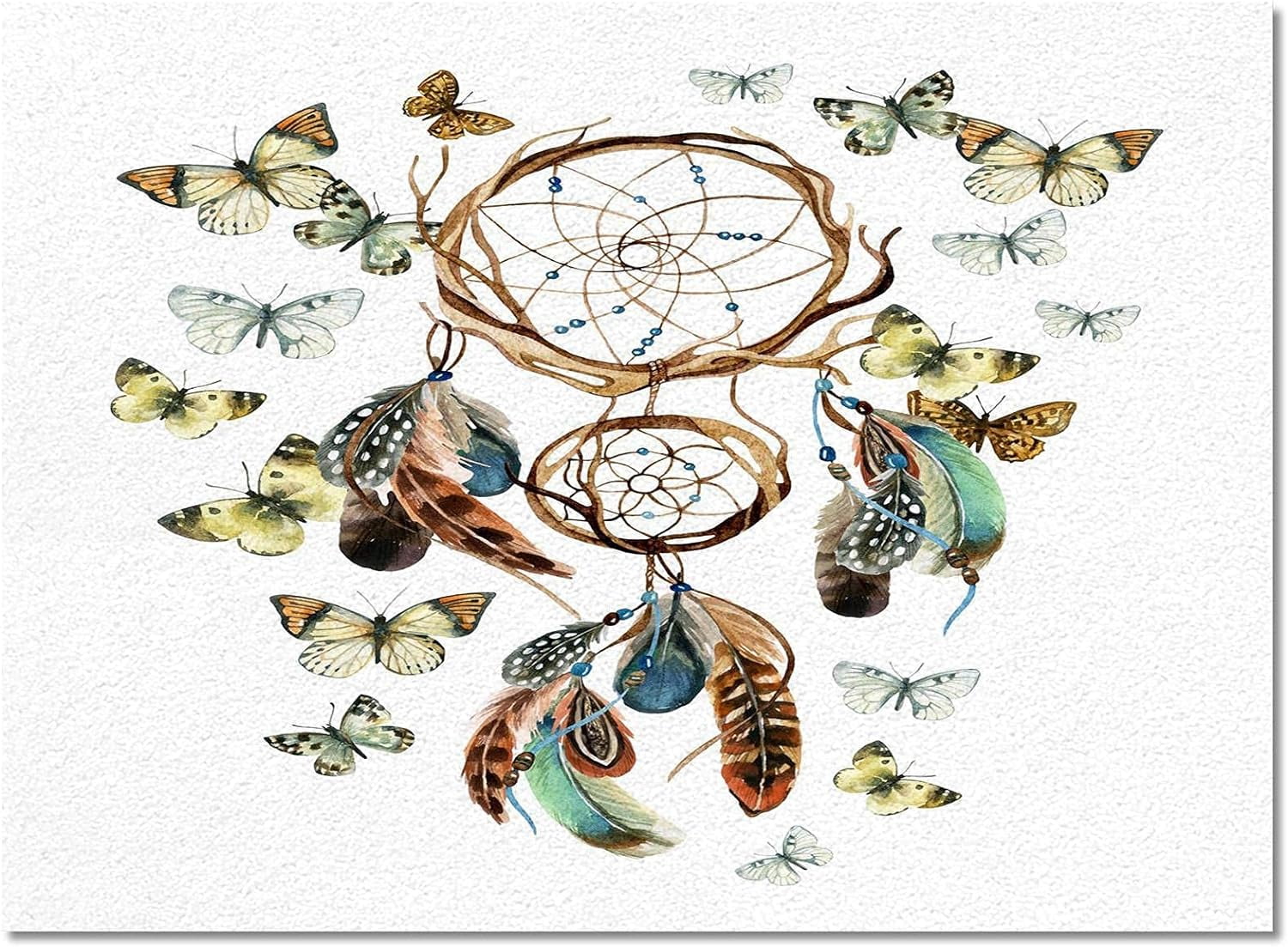 Carpet Entry Mat Butterfly Carpets for Living Room Household Bedside ...