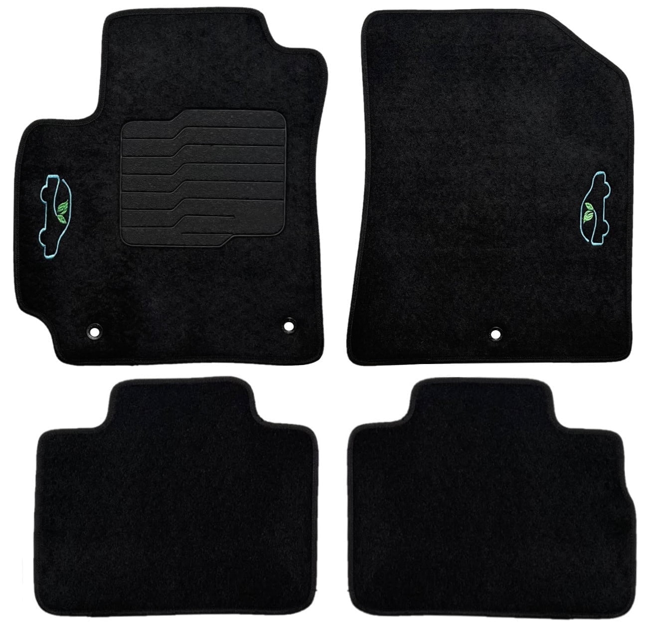 ecoMats Carpet Floor Mats Custom Fit For 2020-2025 Kia Soul, Heel Pad ...