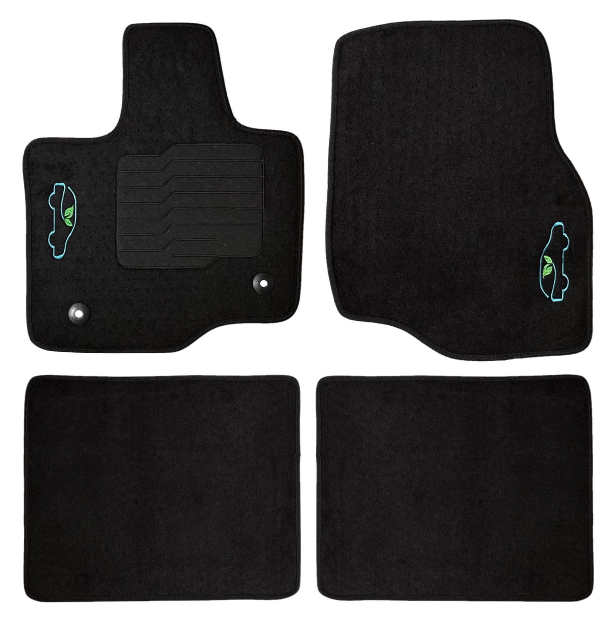 ecoMats Custom Fit Carpet Floor Mats for 2015-2020 Ford F-150 SuperCrew ...