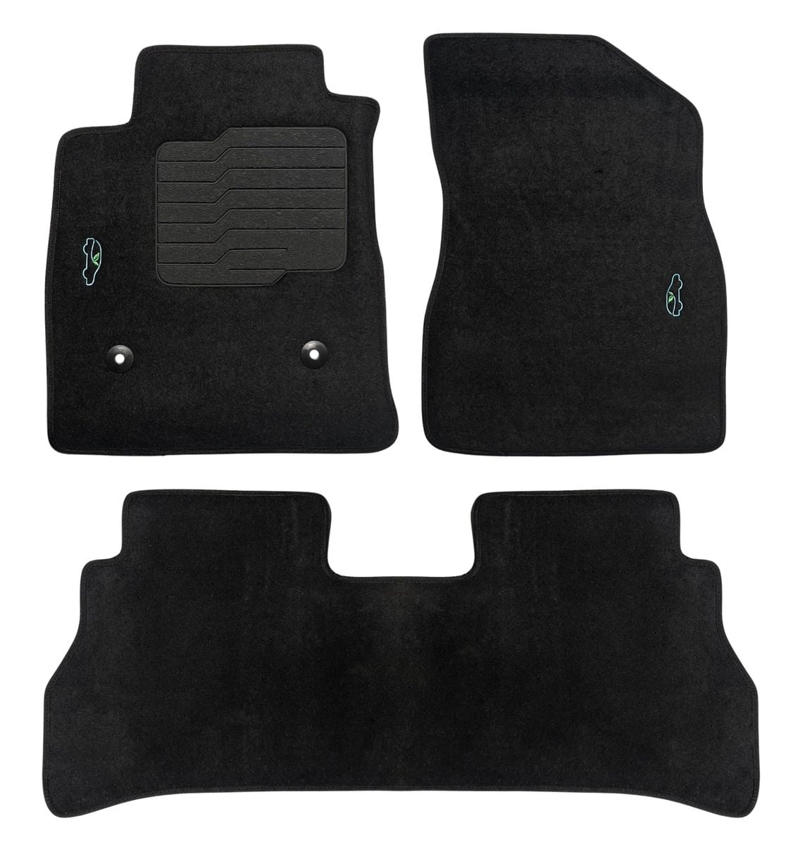 Carpet Floor Mats for 2024 Chevrolet Trax with Driver Heel Pad and ...