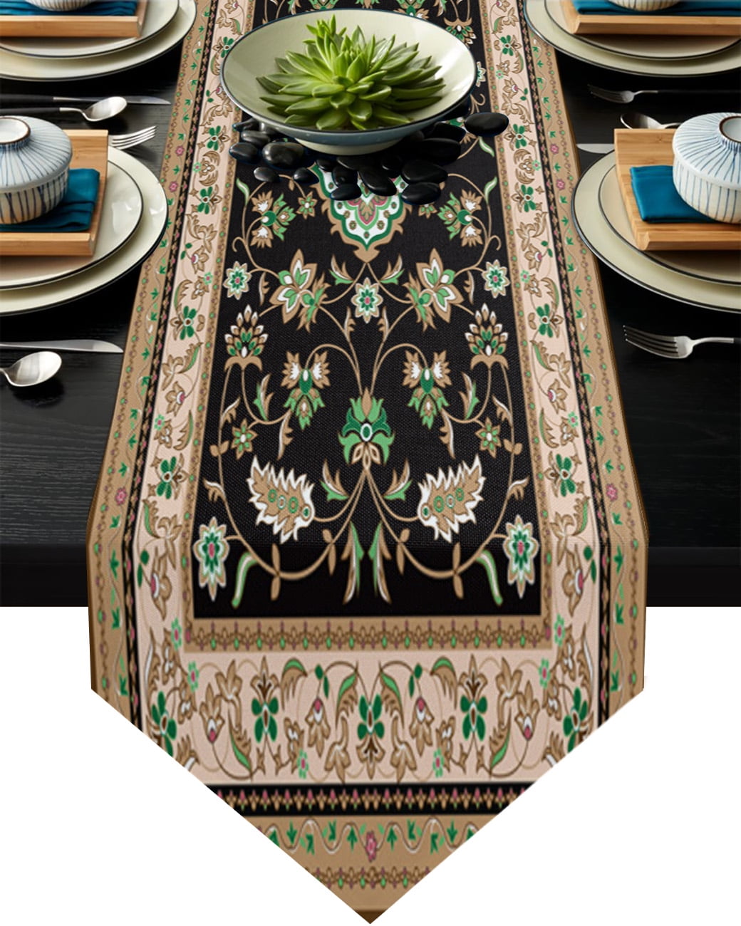 Carpet Flowers Texture Table Runner Home ration Dinner Tablecloth ...