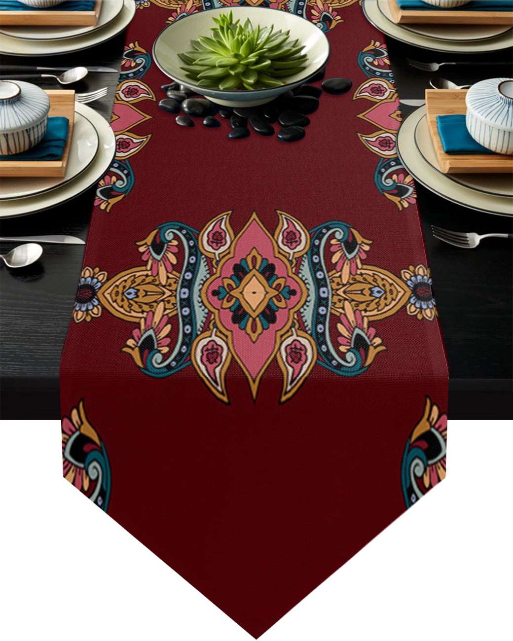 Carpet Flowers Texture Table Runner Home ration Dinner Tablecloth ...