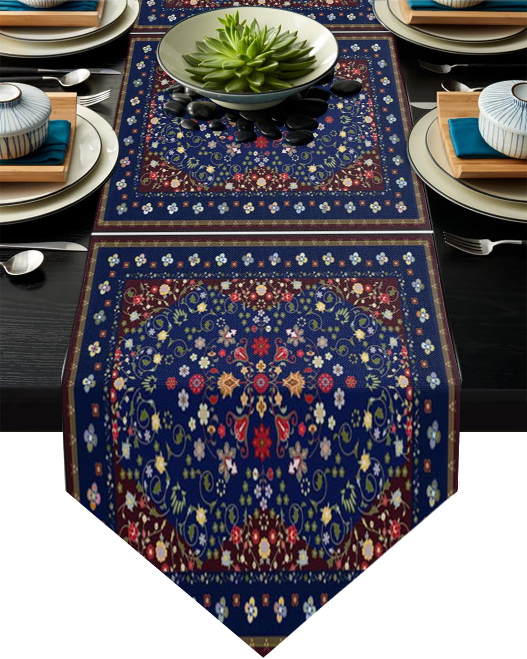 Carpet Flowers Texture Table Runner Home ration Dinner Tablecloth ...