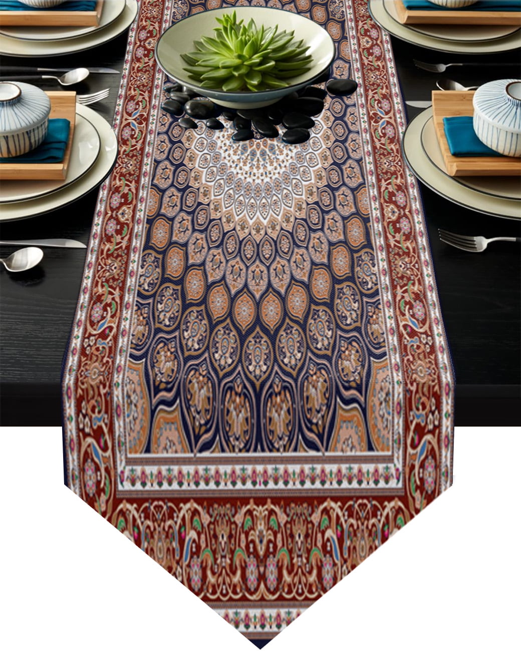 Carpet Flowers Texture Table Runner Home ration Dinner Tablecloth ...