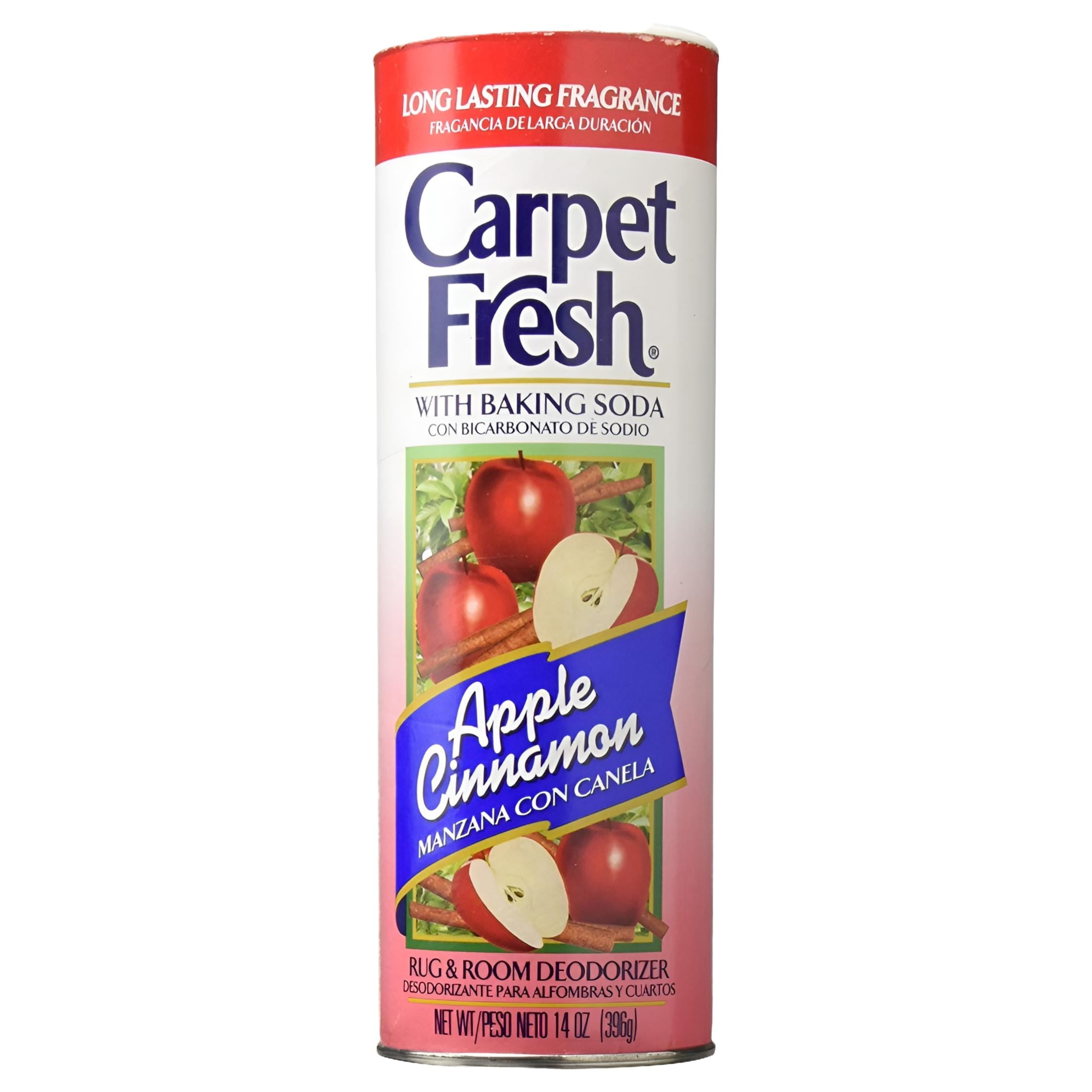 Carpet Fresh Rug and Room Deodorizer, Baking Soda, Apple Cinnamon Scent ...