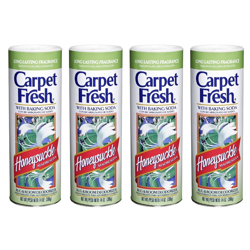 Carpet Fresh Rug and Room Deodorizer Powder Freshener Honeysuckle with ...