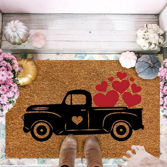 Carpet,Happy Valentine's Day Gnome Decorative Doormat Indoor Outdoor ...
